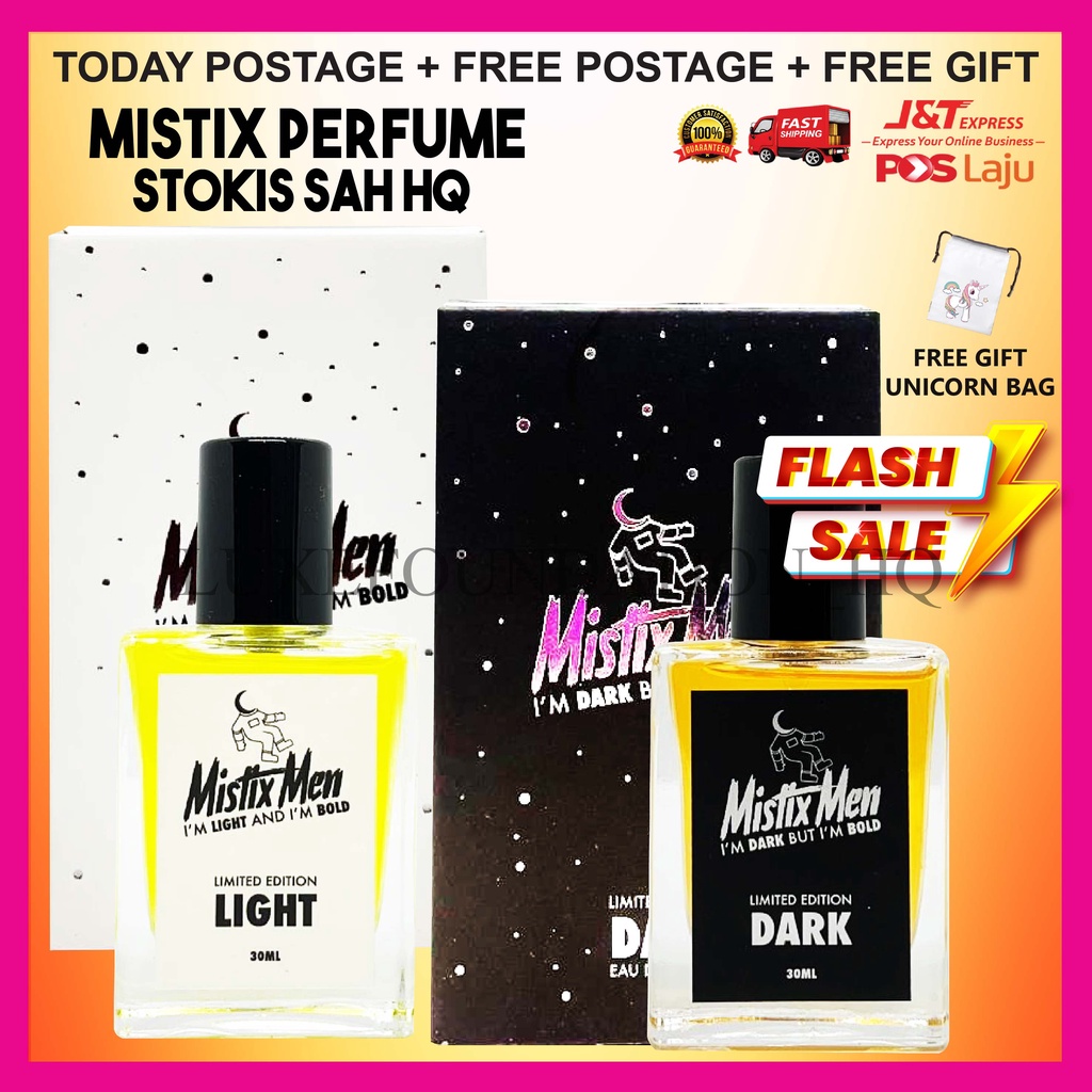Mistixperfume Minyak Wangi Lelaki Viral Mistixmen Perfume Dark & Light Mistix perfume Limited ...
