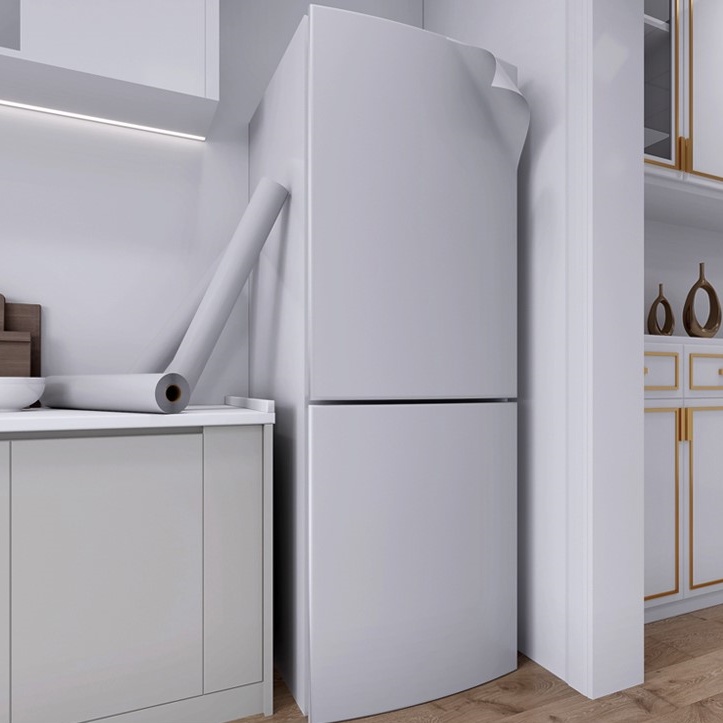 Self adhesive fridge film/vinyl moisture-proof wardrobe wallpaper ...