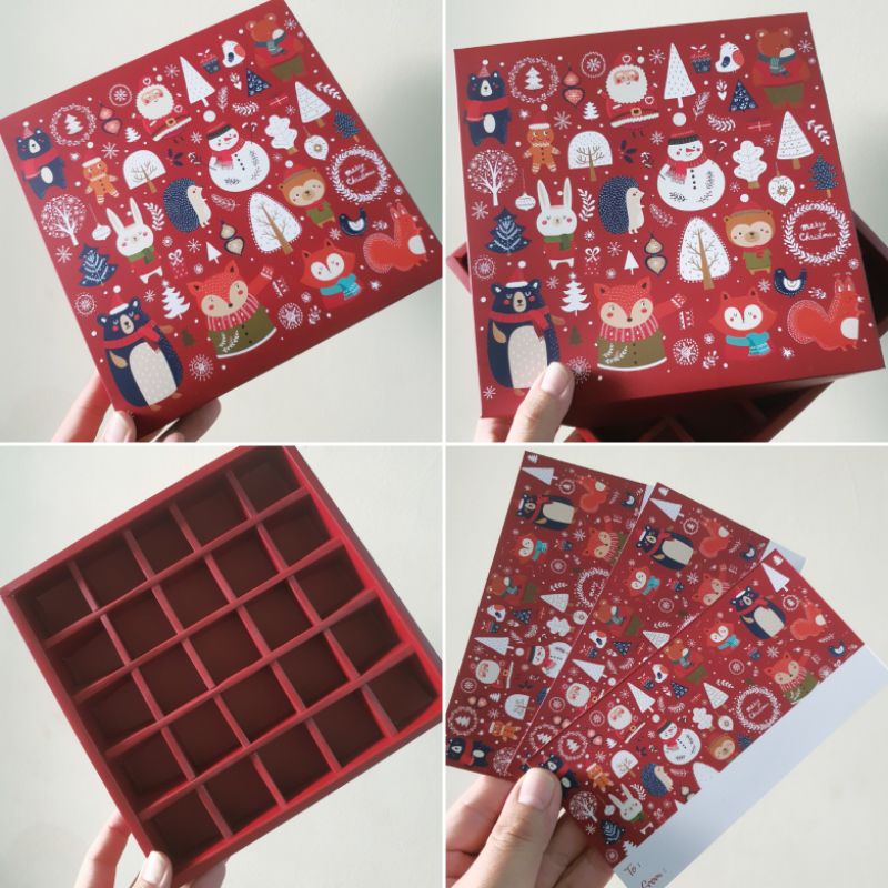 Nastar classic Christmas box with 25 "Winter" dividers (1 pack contains ...