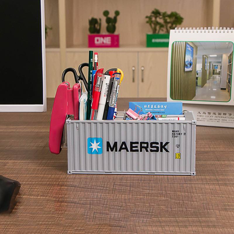 Pen Container Multi-functional Desktop stationery Plastic Creative ...