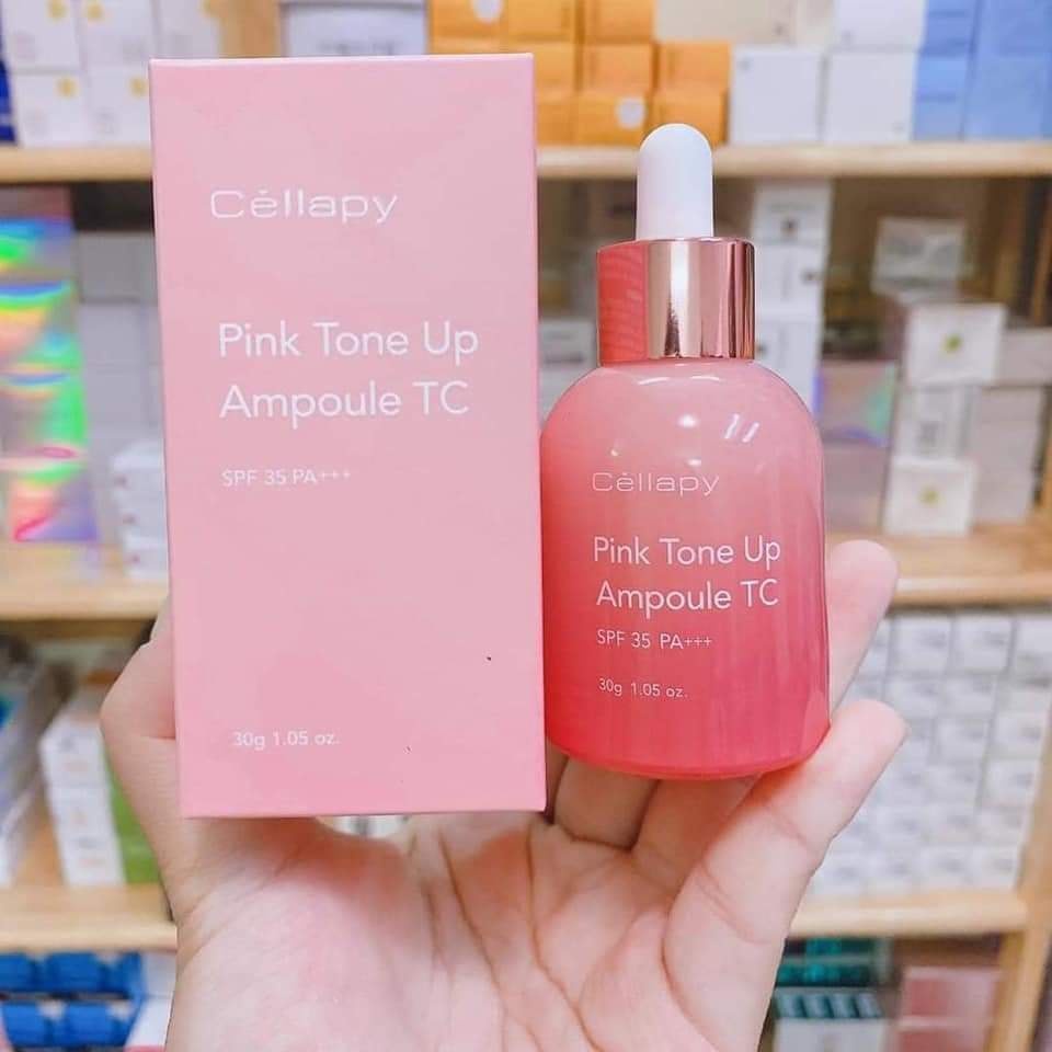 Genuine Korean Cellapy Pink Lifting Tone Sunscreen Whitening Serum ...