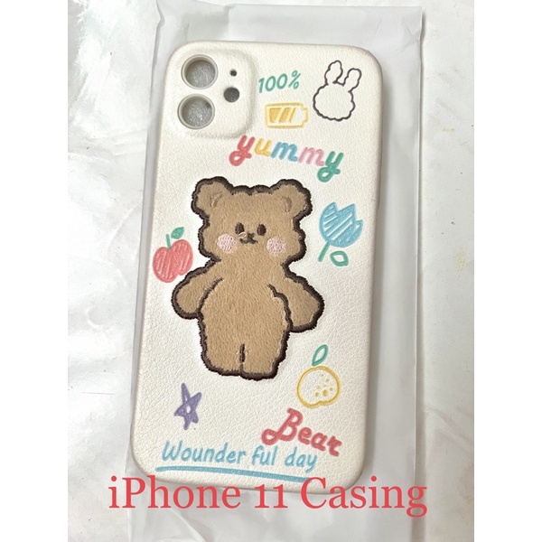 IPhone 11 Casing Bear design | Shopee Malaysia