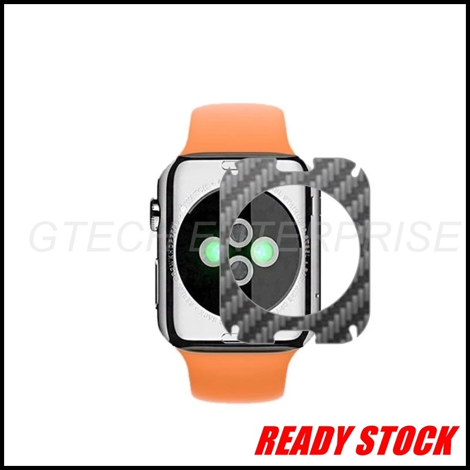 Carbon Sticker Back Protector For iWatch 11 10 9 8 7 6 5 4 3 SE Ultra 3 ...
