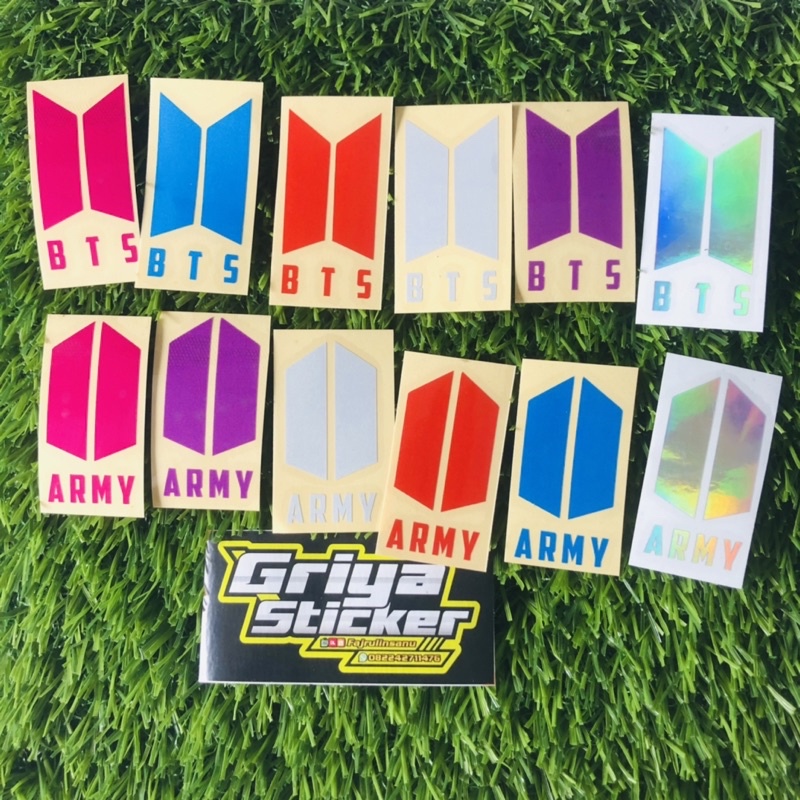 Bts ARMY logo Sticker hologram Sticker | Shopee Malaysia