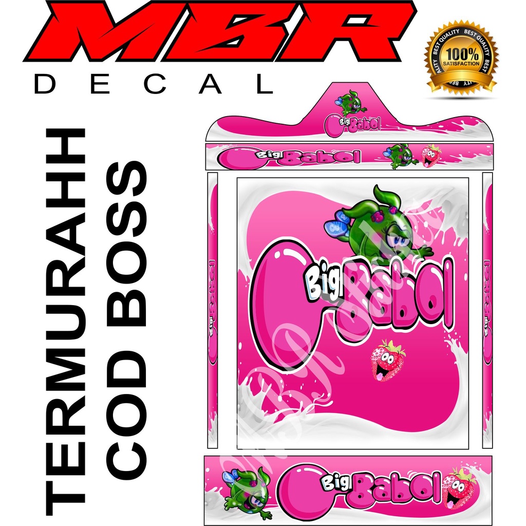 Big BABOLL CAGE DECAL STICKER | Shopee Malaysia