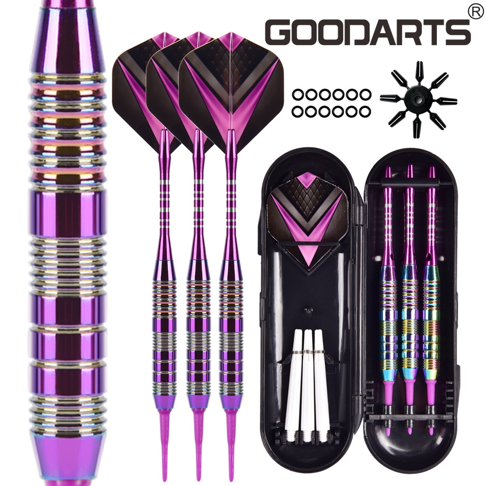 GOODARTS 3 pcs Electronic Dart Set 21 grams Professional Brass Soft Tip ...