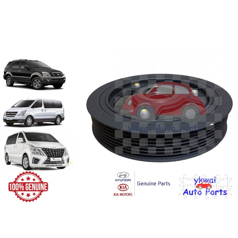 Genuine Hyundai Crankshaft Pulley for Hyundai Grand Starex/Kia Sorento ...