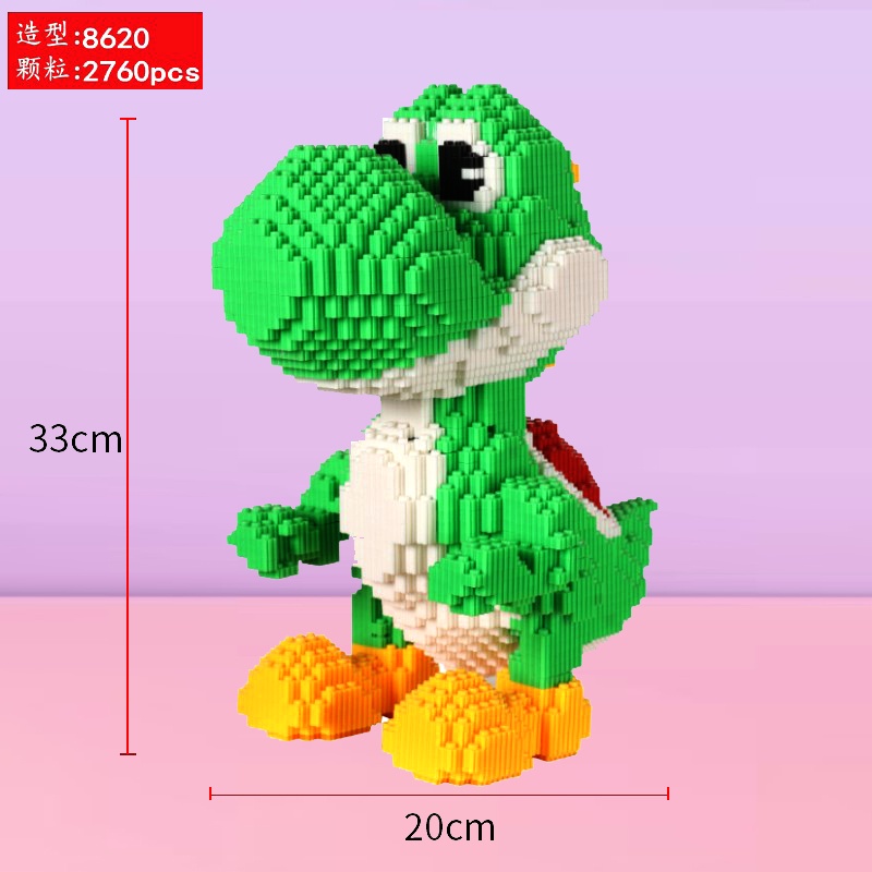 Magic block Super Mario/Luigi/White Big Building Blocks Toys for ...