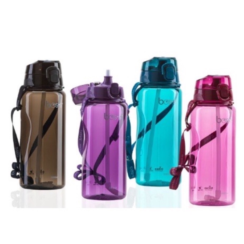 Bos’s 2000ml Tritan Bottle With Strap And Straw/BPA FREE Tritan Bottle With Straw2ltr/BOTOL Air ...