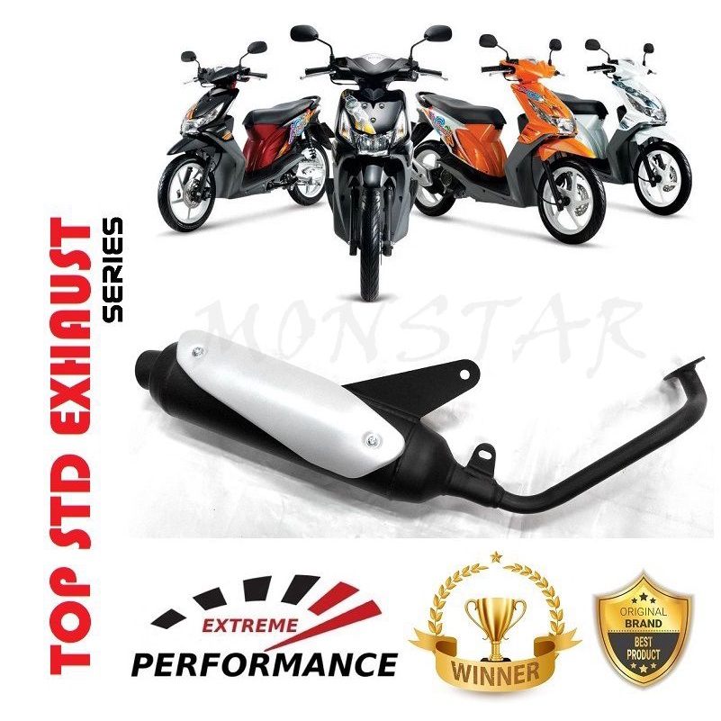 icon 110 Ekzos Honda Exhaust Std Pipe Ori ICON Skuter Scooter EJM ...