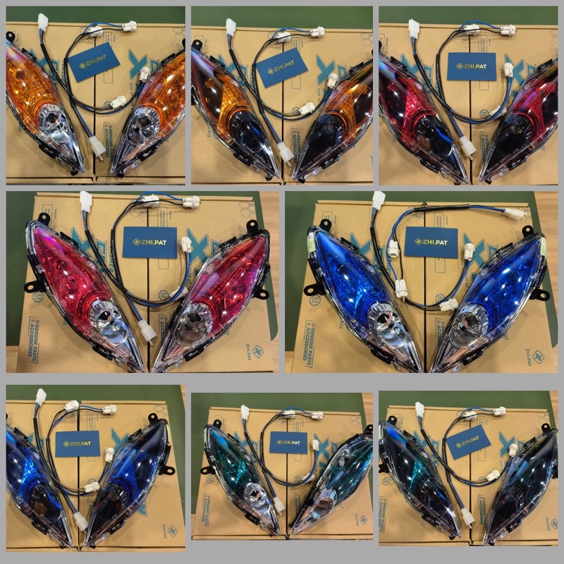 Zhipat Yamaha LC135 v1 Spark135 Lampu Signal Zhi pat with signal socket ...