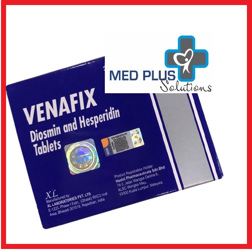 Venafix tablet 30's (Diosmin and Hesperidin Tablets) (Exp: 6/2027 ...