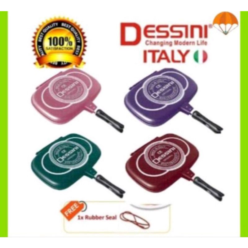 Dessini italy original DP -36/40 granite aluminium kuali pemanggang ...