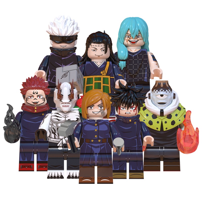 Cartoon Jujutsu Kaisen Minifigures Itadori Yuji Block Toys Gift for ...