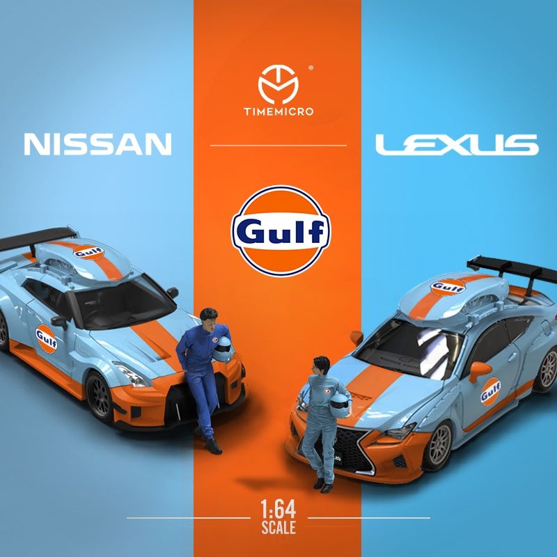 Time Micro 1/64 Nissan Skyline GTR R35 Silhouette LBWK and Lexus RCF ...