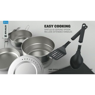 (READY STOCK) Stanley Adventure Even-Heat Camp Pro Cook Set. 11-piece ...