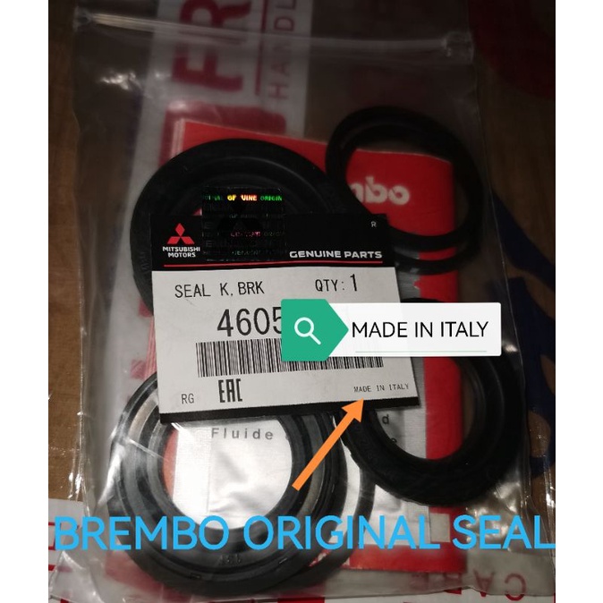 Brembo brake 4 pot/2pot Caliper Seal Kit /f50 - Mitsubishi lancer evolution x/evo 10/CZ4A ...