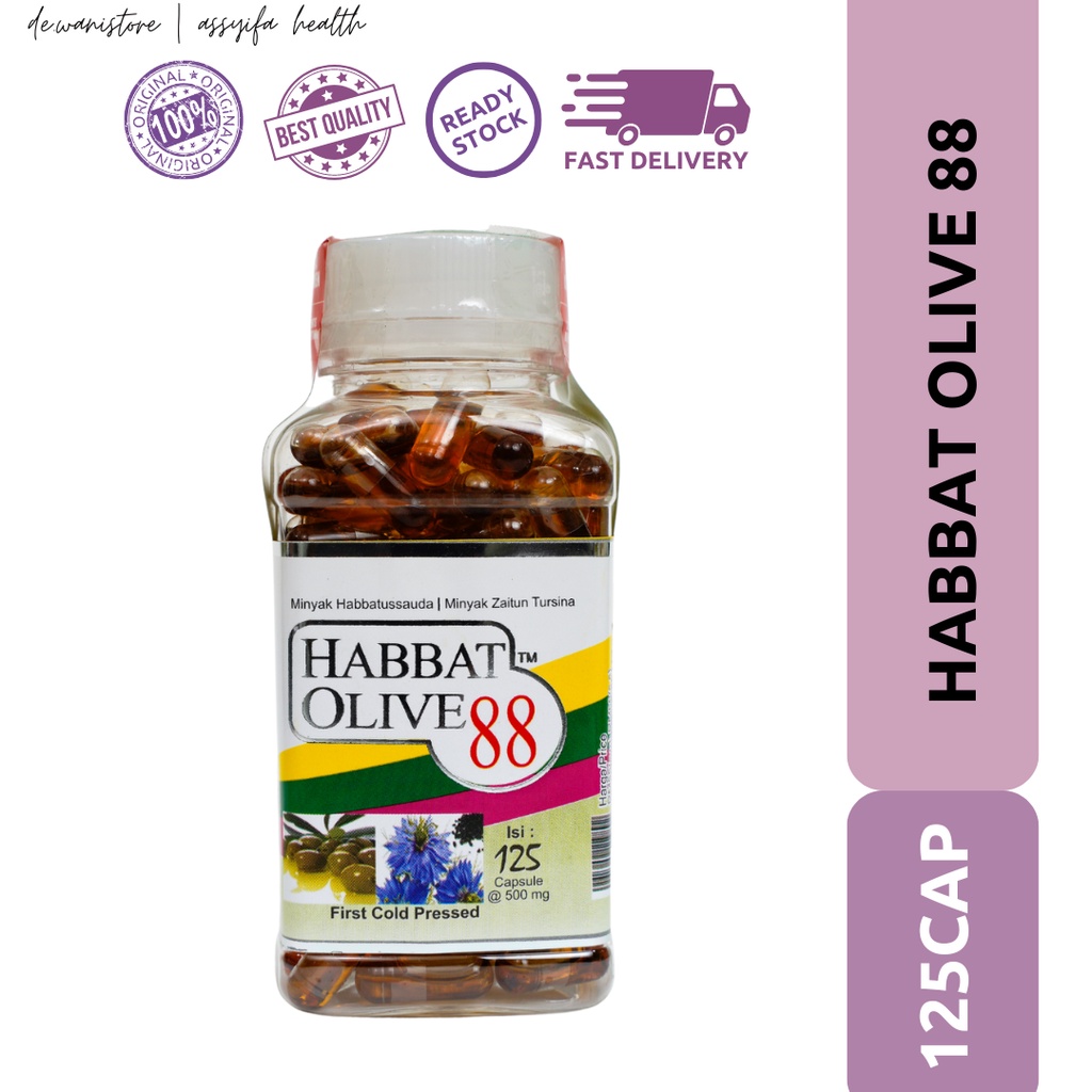 (100% Original) As Syifa Habbat Olive 88 125 Kapsul/Habbatussauda ...