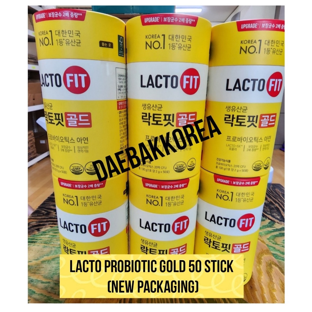 LACTO-FIT Vitamin Probiotics Gold 50 sachet / Korea shipping/ NEW ...