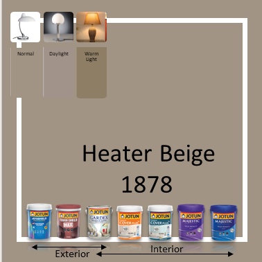 Jotun 1L 1878 Heater Beige / Jotashield AF / Tough Shield/ Majestic ...