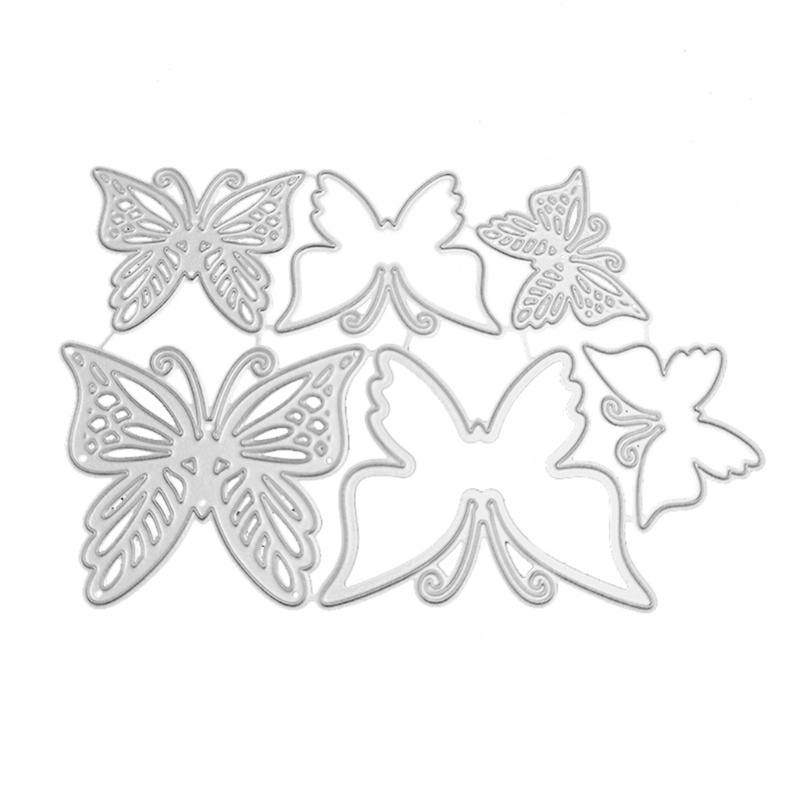 SA Butterflies Metal Cutting Dies DIY Stamps Template Mold Stencils ...
