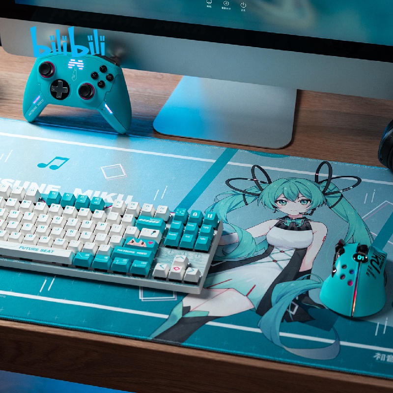 bip bip bilibili 2022 produk baharu VOCALOID Hatsune Miku swap geometri pad tetikus | Shopee ...