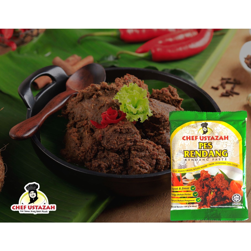 PES RENDANG SEGERA CHEF USTAZAH-Dijamin Halal-Ready stock-Pos Segera ...