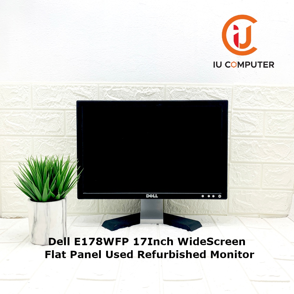 DELL E178WFP 17 INCH WIDESCREEN FLAT PANEL LCD USED REFURBISHED MONITOR ...