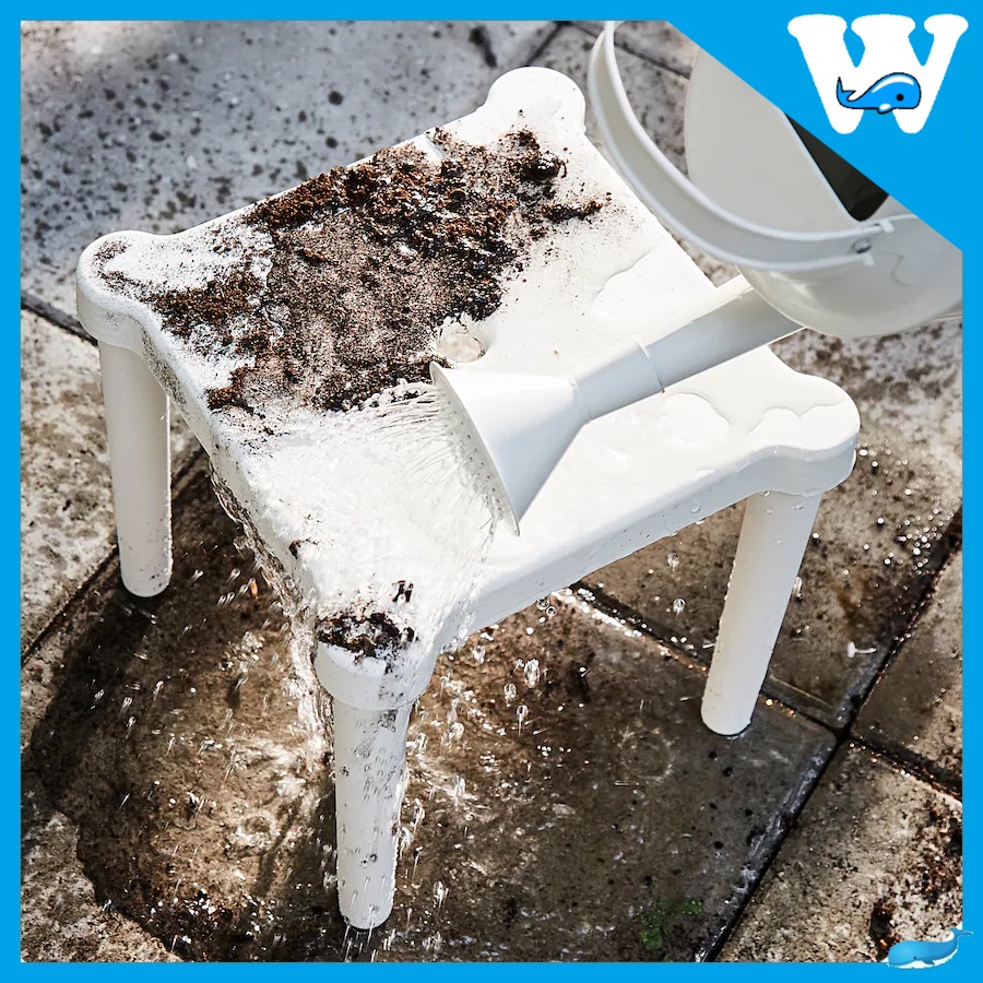 IKEA UTTER WATERPROOF CHILDREN STOOL/CHAIR OUTDOOR/INDOOR 28x28x27cm ...