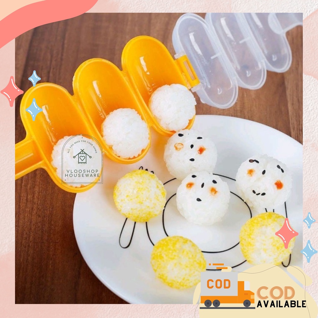 Round/ball BENTO Rice Mold | Rice Head Mold | Rice BALL SHAKER BENTO ...