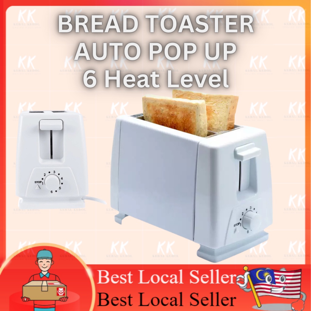 Pembakar Roti Auto Pop Up Toaster Toaster Bread Pembakar Roti Electric ...