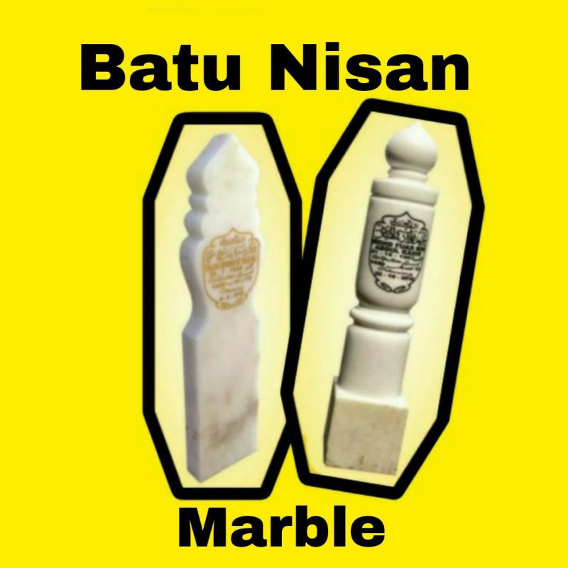 Batu nisan marble / batu pusara | Shopee Malaysia