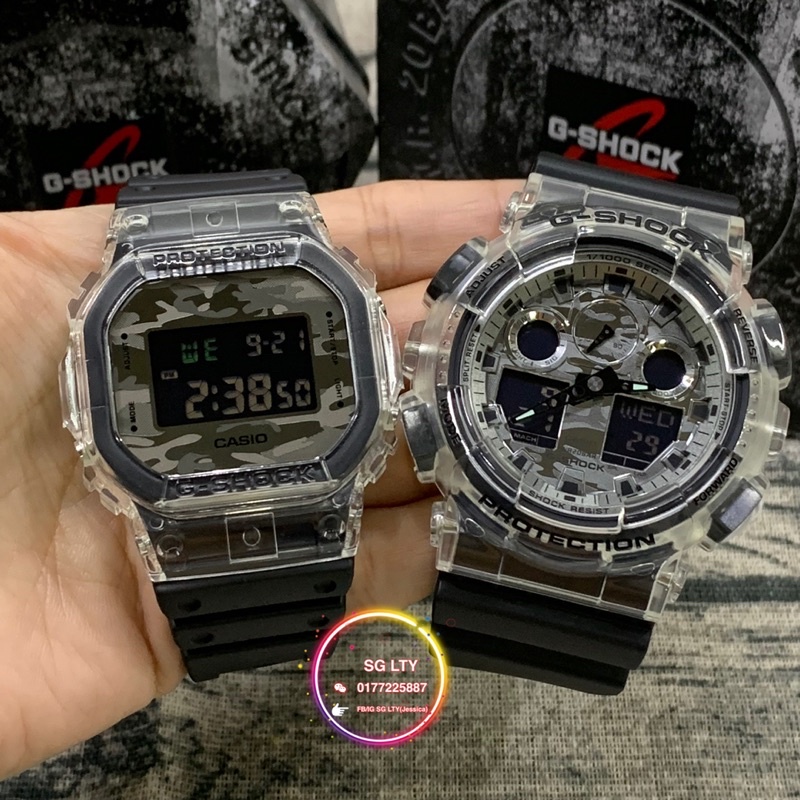 100% ORIGINAL CASIO G-SHOCK GA-100SKC-1A/DW-5600SKC-1 G-SHOCK with ...