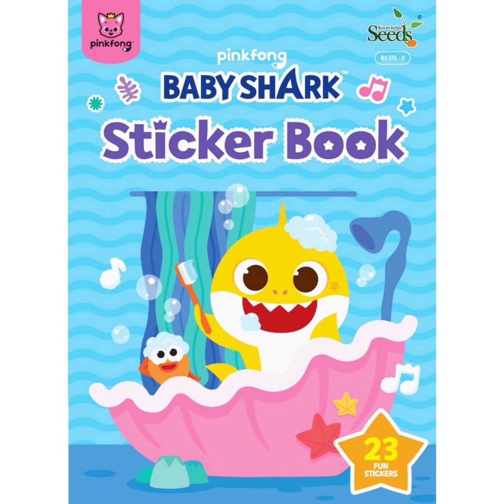 TOAD BOOKS : BABY SHARK STICKER BOOK ( BS STL ) | Shopee Malaysia