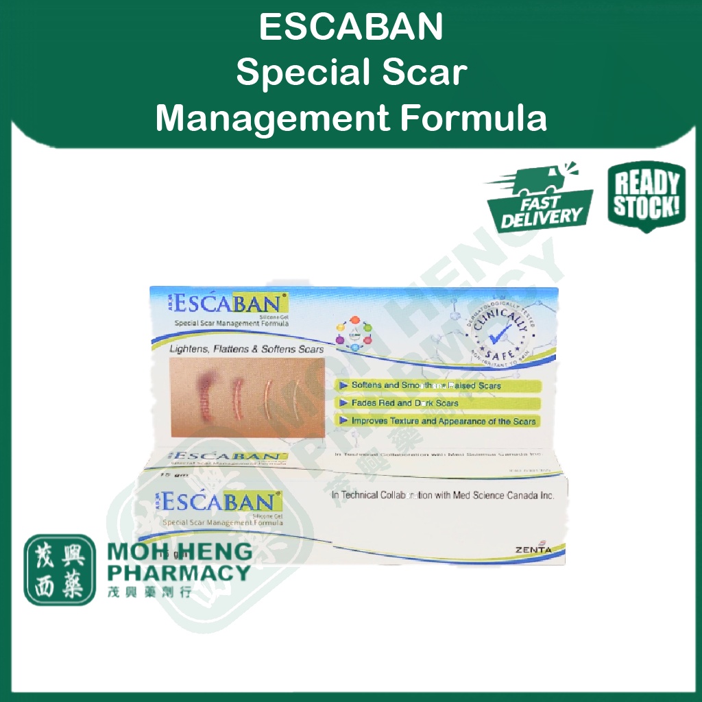 ESCABAN Special Scar Management Formula (15g)(Exp 9/2024) | Shopee Malaysia