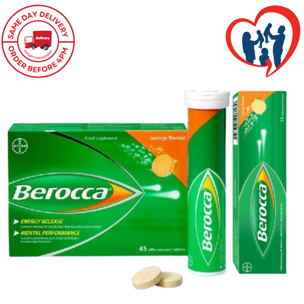 BEROCCA ORANGE / MANGO FLAVOUR 2's / 15'S / 24'S | Shopee Malaysia