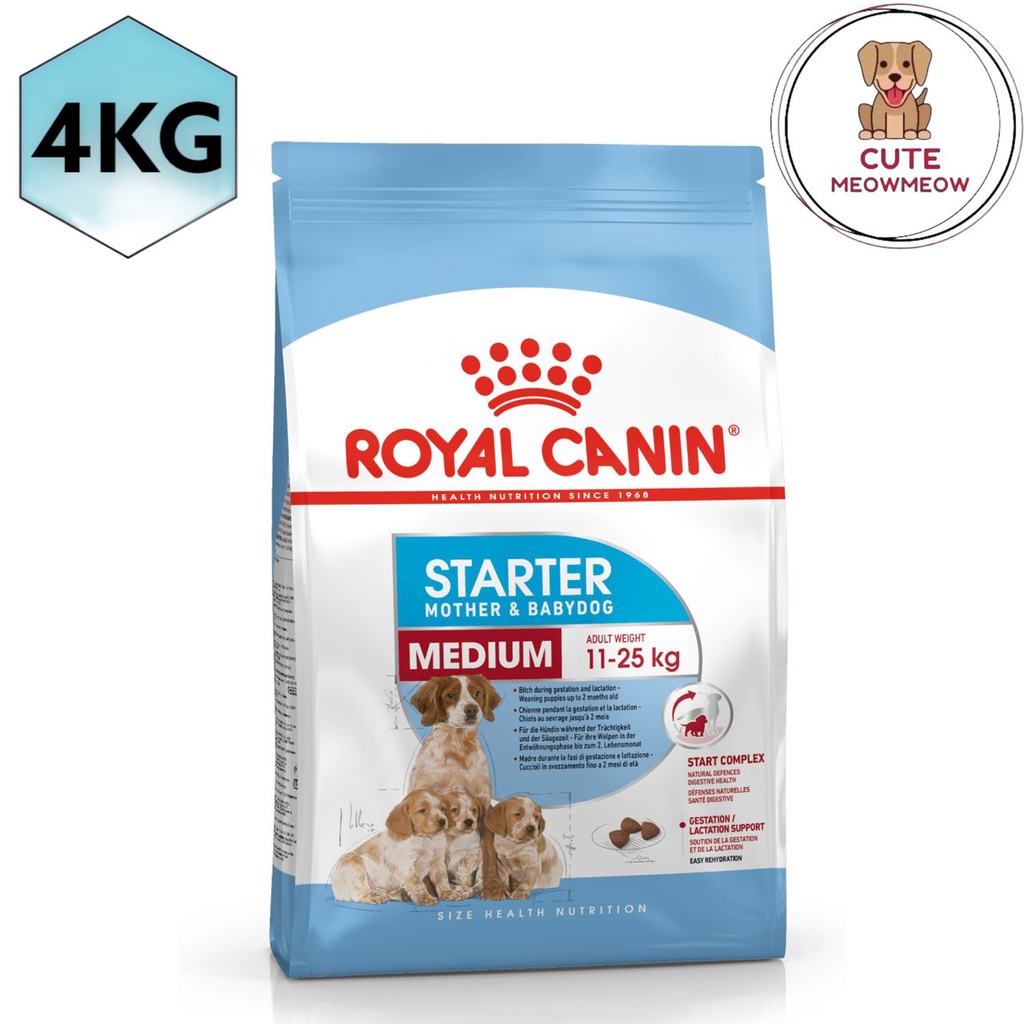 Royal Canin Medium Starter Mother & Babydog 4KG | Shopee Malaysia