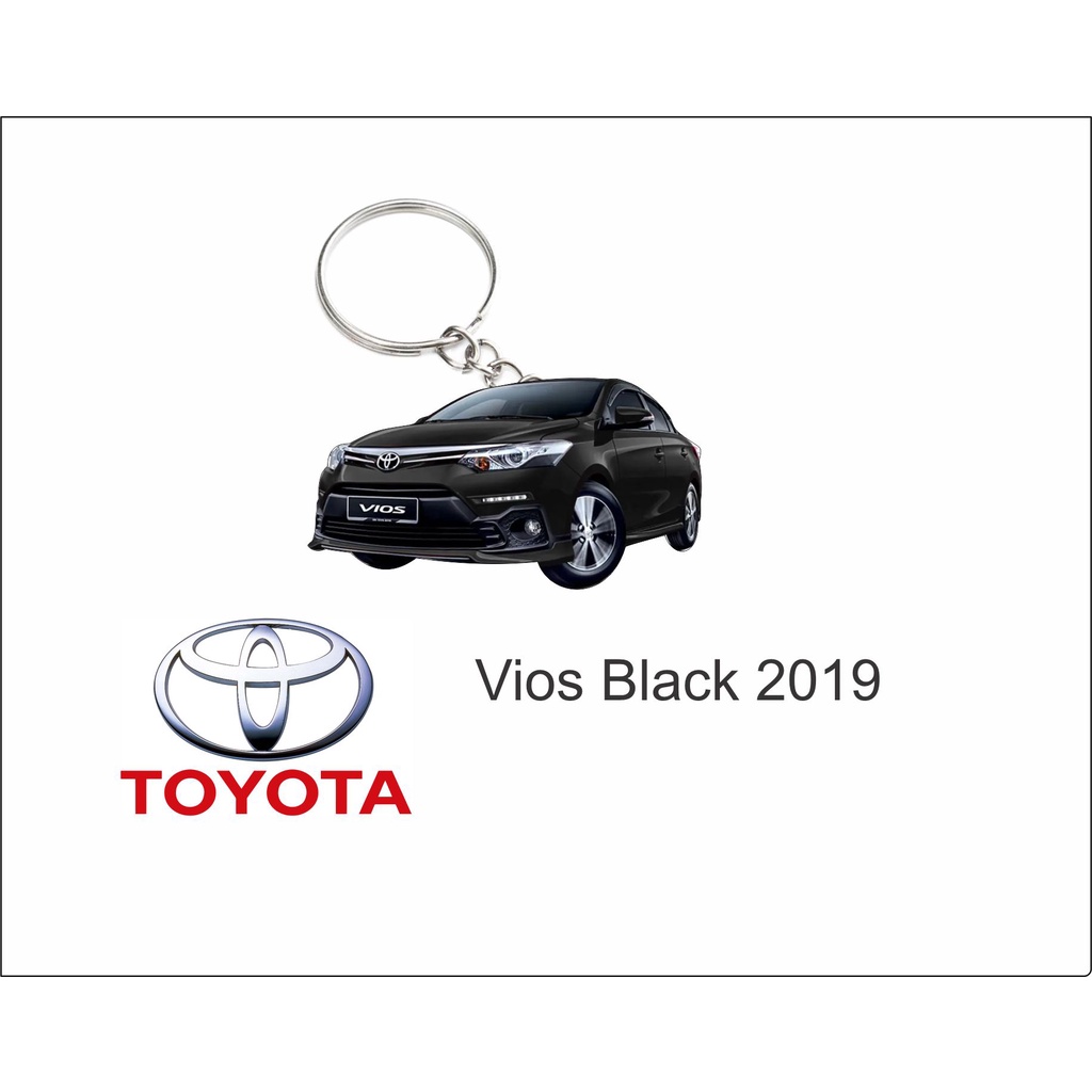 Toyota Vios black 2019 keychain 2d xp150 | Shopee Malaysia