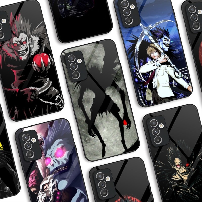 Anime Manga Death Note Ryuk Case Glass For Samsung A51 A22 A52 A12 A32 ...