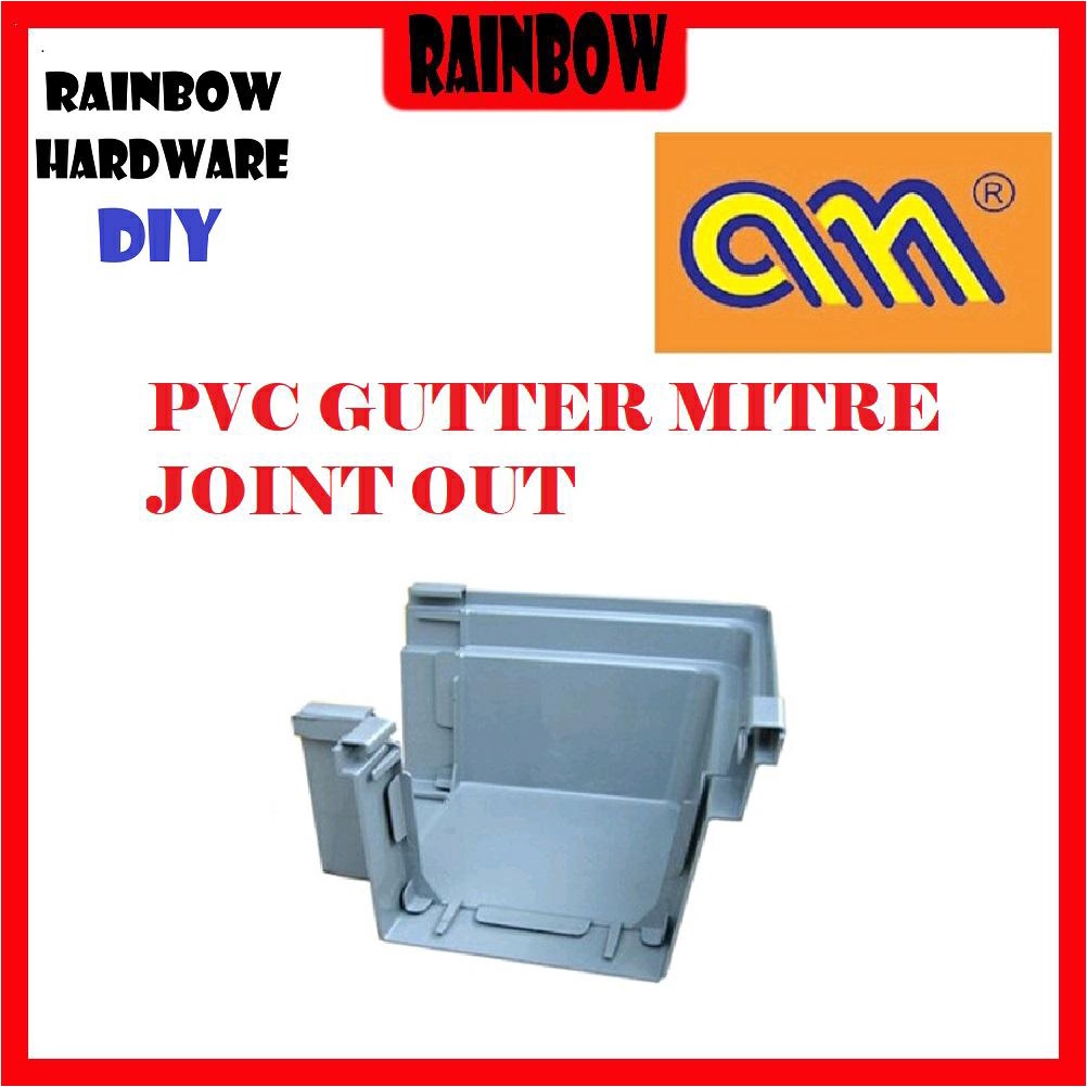 ARENSI F300 PVC GUTTER FITTING JOINT IN / JOINT OUT | Shopee Malaysia