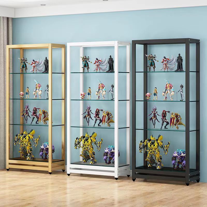 Glass transparent display cabinet decoration display stand hand-held ...