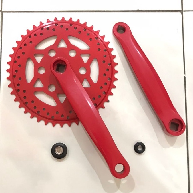 【🚲 Fixie Bike Crankset】Fixie Bike Model 44T Crank Piring Basikal ...