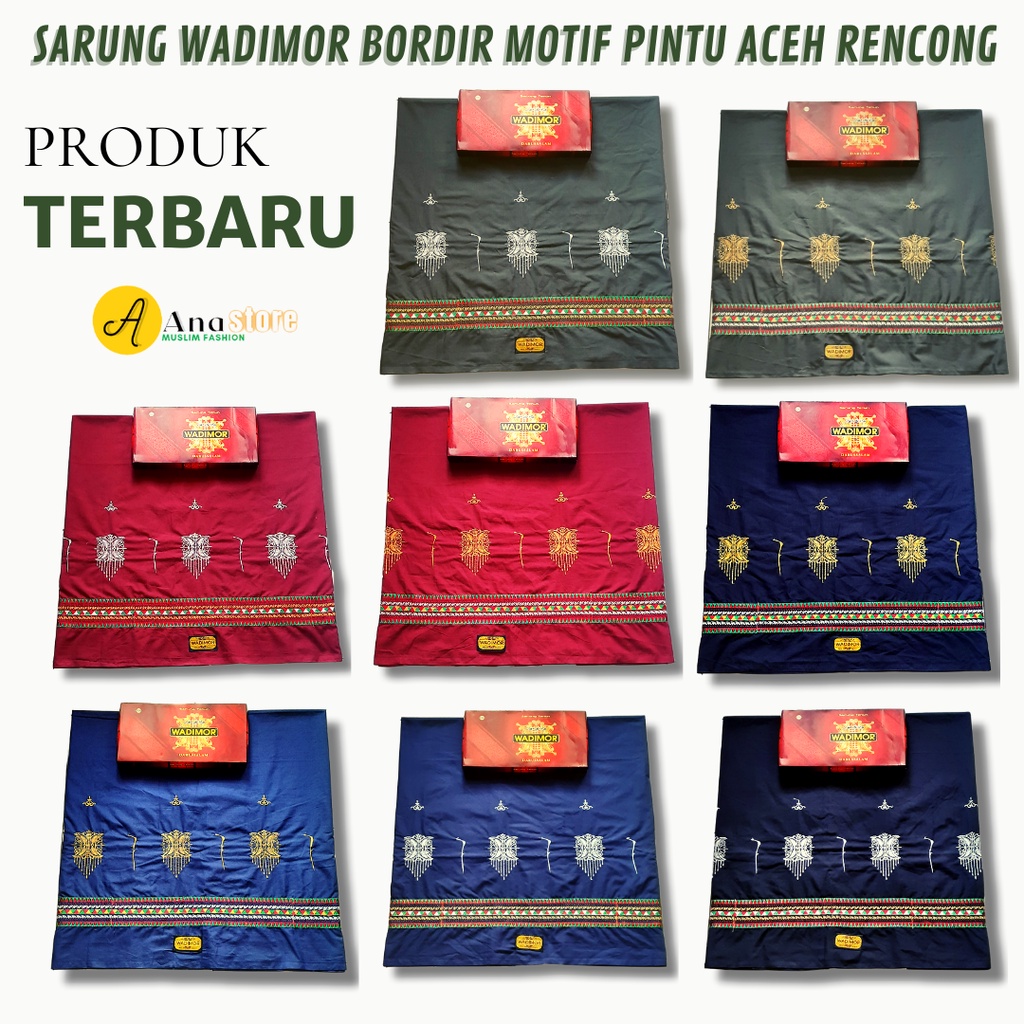 Aceh rencong Door motif Embroidered Sarong | Shopee Malaysia