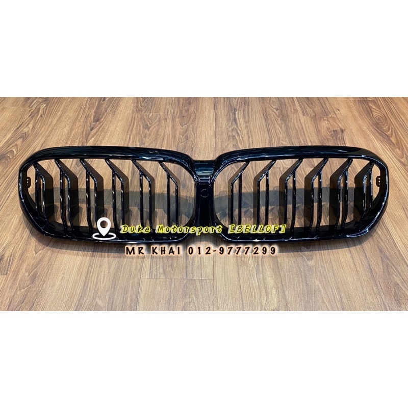 BMW G30 M5 Facelift Front Grill Dual Fin Twin Pin Gloss Black LCI ...