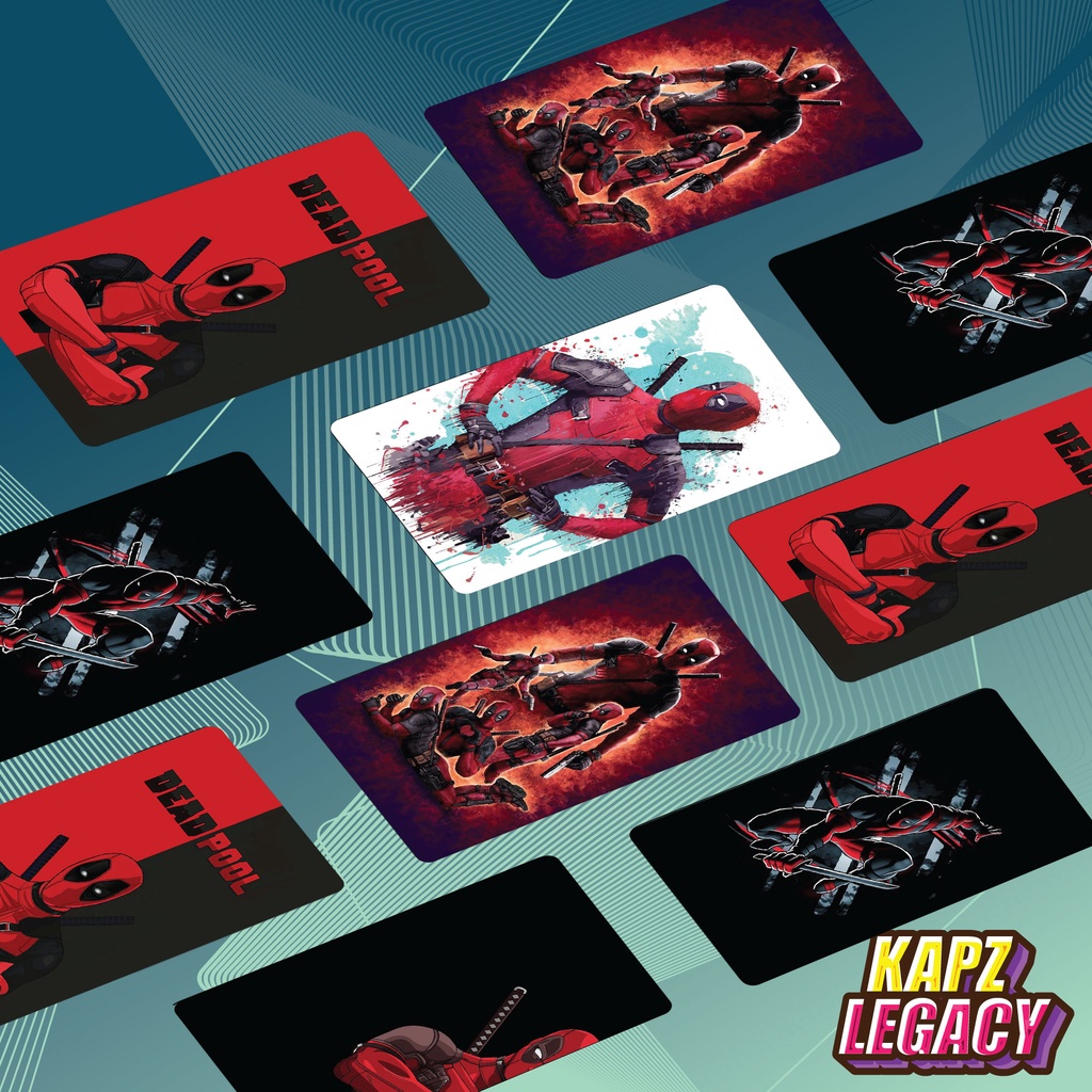 KapzLegacy Deadpool Card Cover Skin Access Touch n Go Skin ATM Bank ...