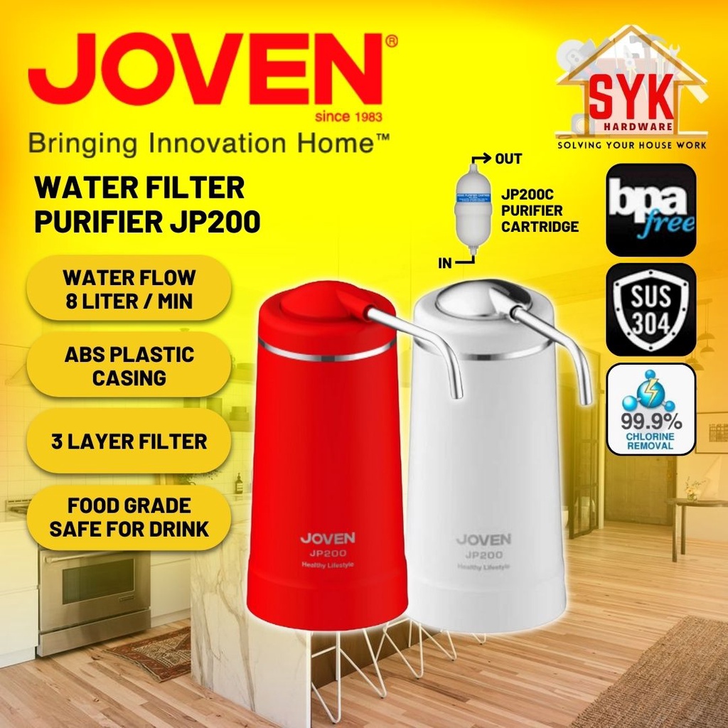 SYK JOVEN Water Filter Food Grade JP200/JP200C Home Kitchen Water ...