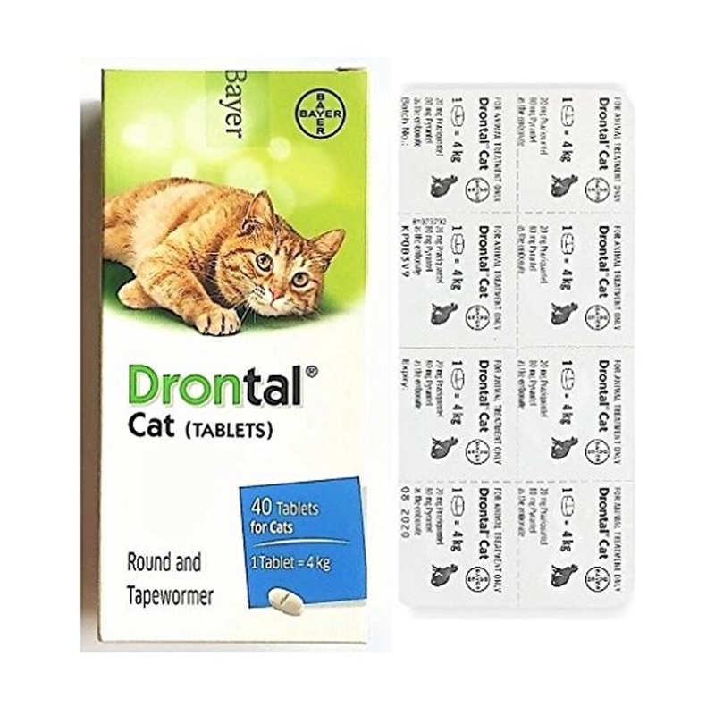 Ubat Cacing Bayer Cat Deworm 1 Tablet | Shopee Malaysia