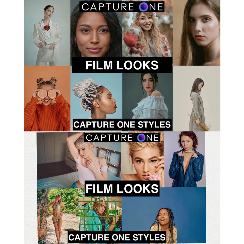 Professional Film Looks Styles for Capture One Preset and LUTS for ...