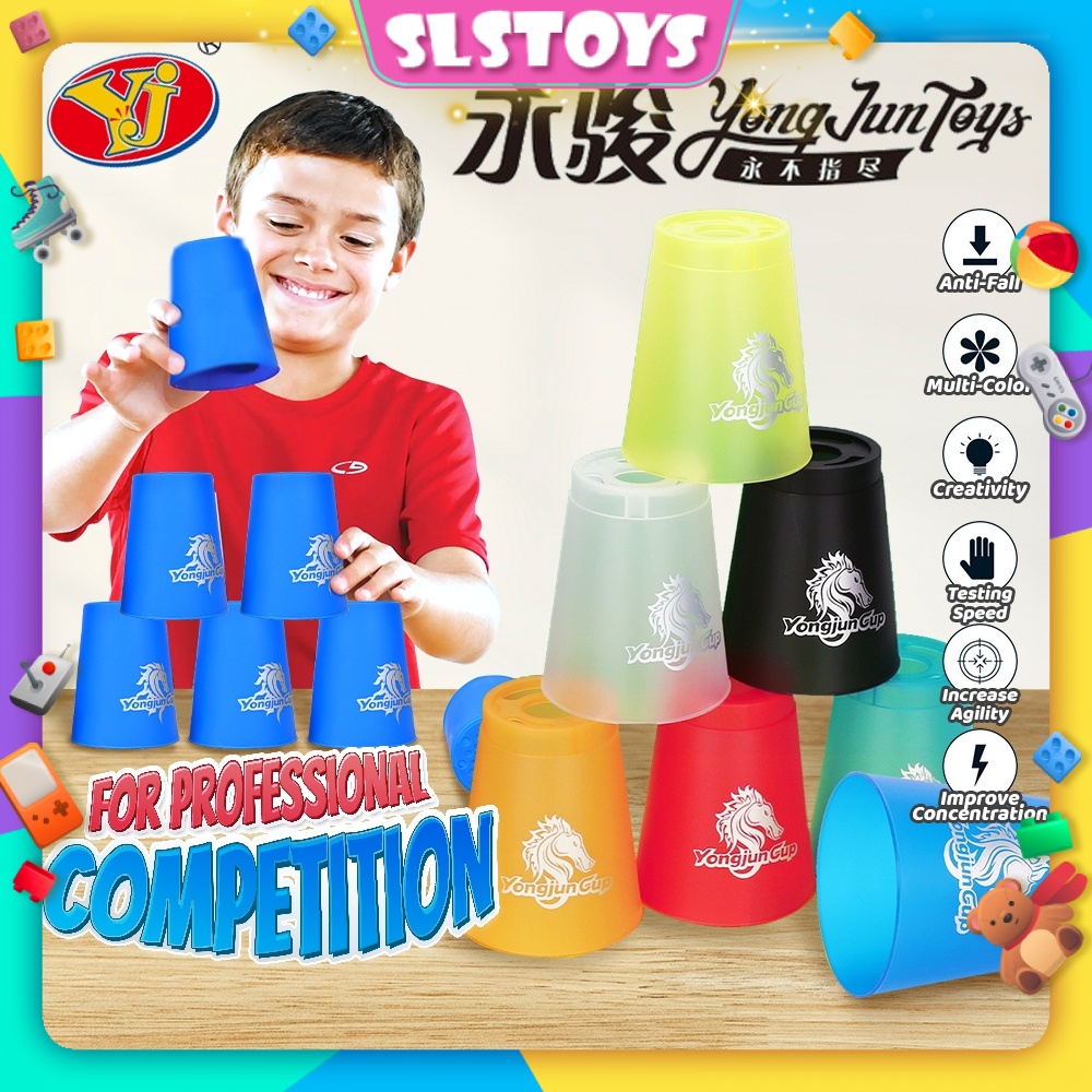 [Random Color] Stacking Cup YongJun YJ Sport Outdoor Speed Professional ...