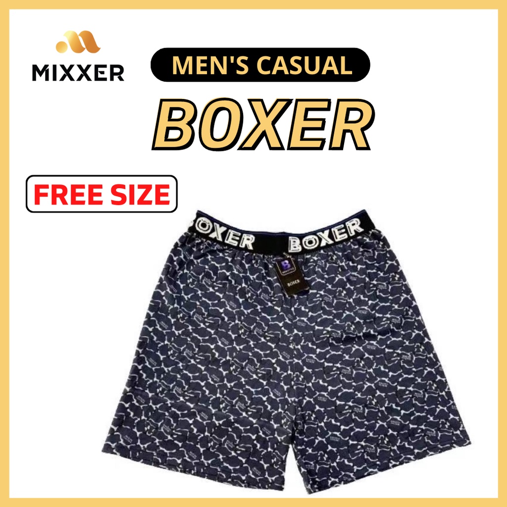Seluar Dalam BOXER Lelaki Dewasa (Size:FREE SIZE) / Men Boxer Underwear ...